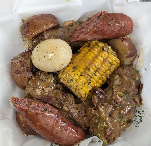 how to boil turkey necks corn and potatoes